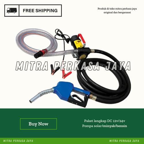 Jual Paket Pompa Minyak Oli Solar DC 24V Lengkap Satu Set - Jakarta ...