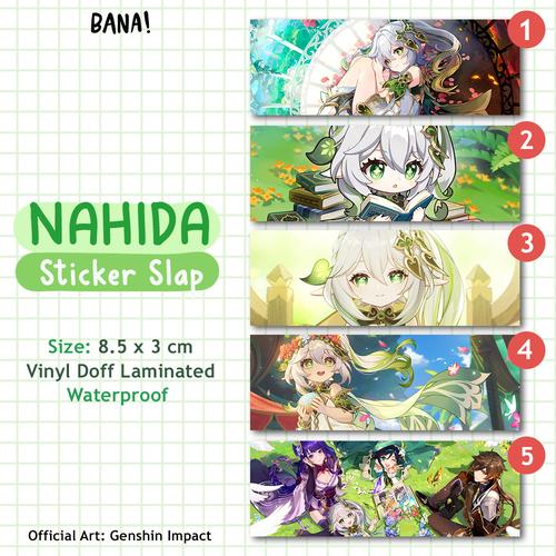 Jual Nahida Stiker Slap Genshin Impact Waterproof | BANA - 10 - Kab ...