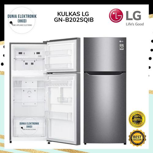 Promo KULKAS LG GN-B202SQIB GNB202SQIB LEMARI ES 2 PINTU INVERTER 202 ...