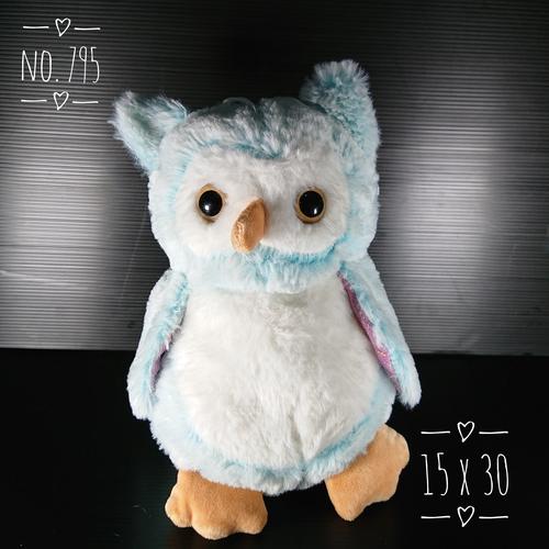 Jual Boneka Burung Hantu Owl Biru Bulu Gantungan Cantik Lucu - Kota ...