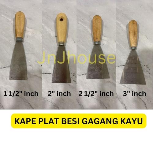 Jual Kape Gagang Kayu Plat Besi Scraper Murah Bagus - 1.5"INCH ...