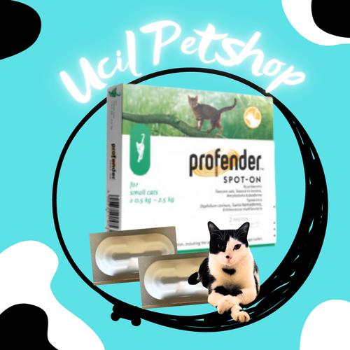 Jual PROFENDER SPOT ON SMALL CATS Obat Tetes Cacing Kucing (0,5 - 2,5kg ...