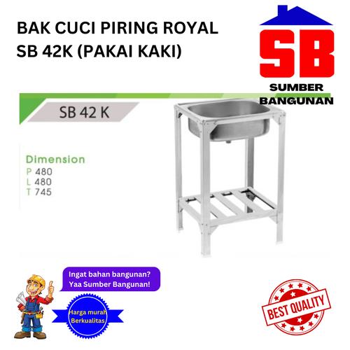 Jual BAK CUCI PIRING ROYAL SB 42K 42 K + KAKI WASTAFEL DAPUR KITCHEN ...