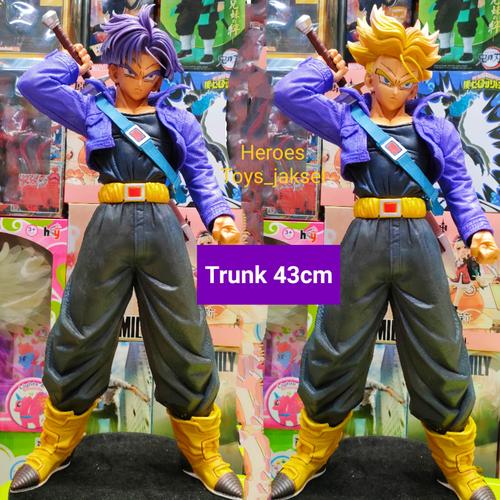 Jual Action Figure Super Saiyan DragonBall Big Goku,Trunk,Vegeta 45cm ...