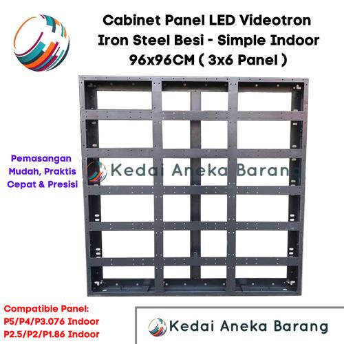 Jual Cabinet Kabinet LED Videotron Iron Steel Besi Indoor 96x96 960x960 ...