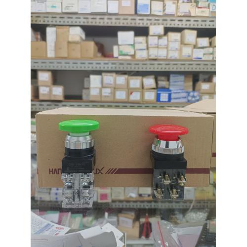 Jual Hanyoung Nux Mushroom Push Button Switch, Push Button Kepala Jamur ...