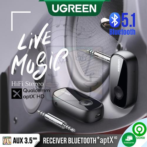 Jual Ugreen Bluetooth Receiver BT 5.0 AUX 3.5mm Audio Wireless - aptX HD - Jakarta Selatan ...