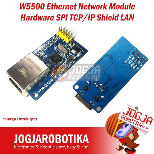 Jual W5500 Ethernet Network Module Hardware SPI TCP/IP Shield LAN for MCU - Kab. Sleman ...