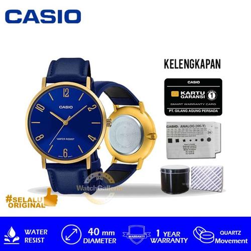 Promo Casio General MTP-VT01GL-2B2 with BOX Kaleng Bergaransi Resmi ...