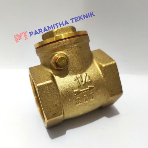 Jual Check valve 1 1/4 inch / swing check valve / klep tabok 1 1/4 ...