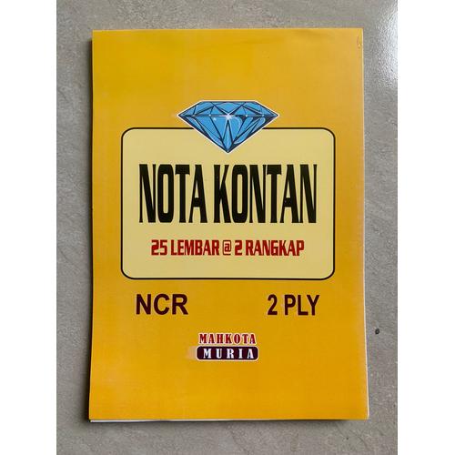 Jual Buku Nota Kontan Besar 2 Ply NCR / nota kontan b2 / nota rangkap 2 ...
