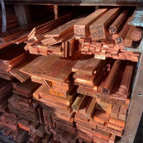Jual Plat Tembaga 12mm x 63mm x 1000mm Plat Strip Tembaga copper plate ...