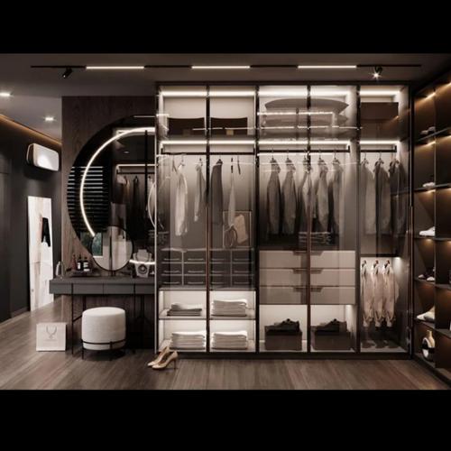 Jual lemari pakaian pintu kaca custom - Jakarta Timur - Hafko interior ...