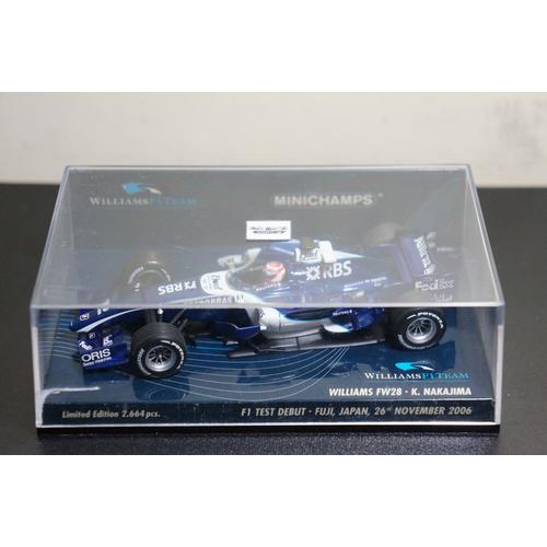 Jual Minichamps 1/43 Williams FW28 K Nakajima F1 test Debut Fuji 2006 ...