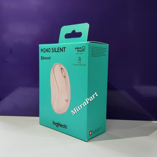 Jual Logitech M240 Mouse Bluetooth Silent Touch - Pink - Kota Tangerang ...