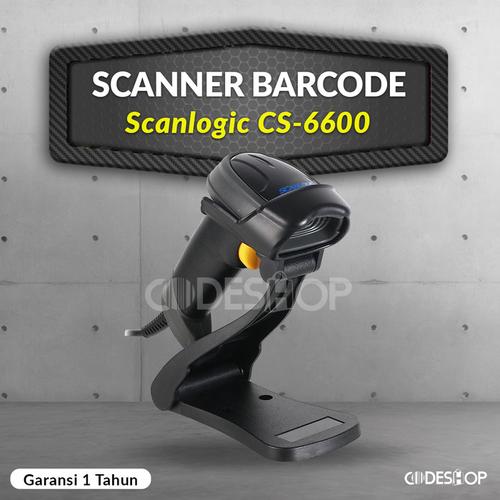 Jual Scanner Barcode Scanlogic CS 6600 Scan 1D & 2D Imager Handheld USB ...
