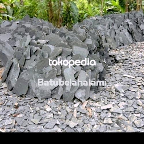 Jual batu templek belah alami langsung dari tambang per meter - Jakarta ...