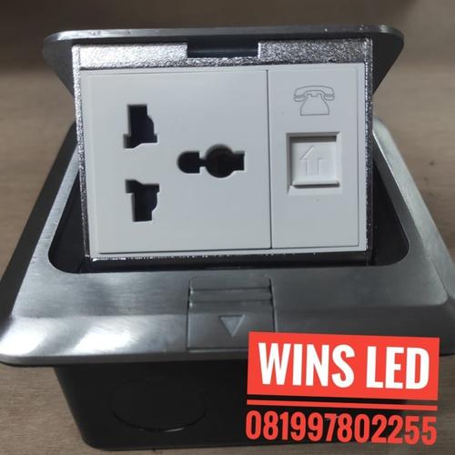 Jual STOP KONTAK LANTAI FLOOR SOCKET STOPKONTAK TANAM STOP ARDE EU ...