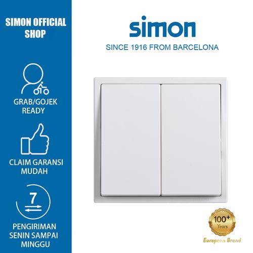 Jual Simon I7 2 Gang 1 Way Switch Module - Grey - Jakarta Barat - Simon ...