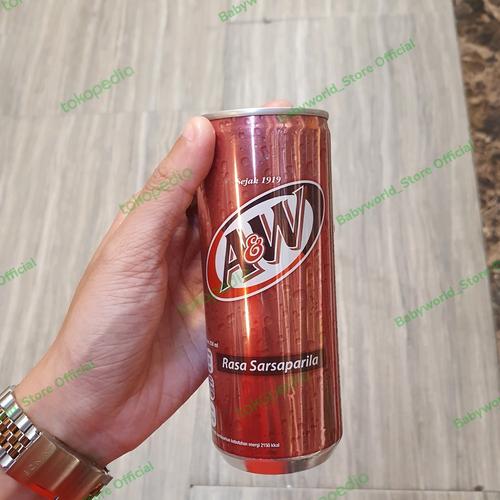 Jual A&W minuman kaleng soda aw rasa SARSAPARILA 250ml - Kota Medan ...