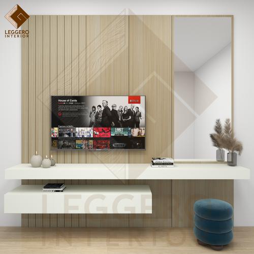 Jual Panel TV | Kabinet TV | Interior custom kabinet tv modern - Kab ...