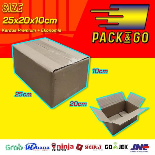 Jual 25x20x10 cm PACKAGING KARDUS karton Kardus Box Baru Packing ...
