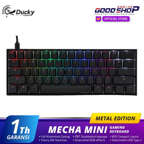 Promo Ducky Mecha Mini - 60% Gaming Keyboard - Cherry silent Cicil 0% ...