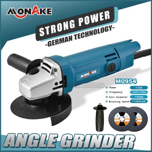 Jual MONAKE Mesin Gerinda Tangan 4 inch / Angle Grinder Grinda mini ...
