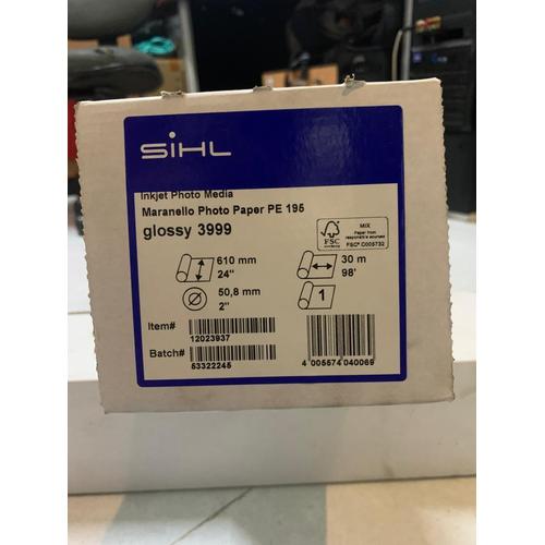 Jual SIHL maranello photo paper/kertas photo PE 195 - Glossy 3999 - 36 ...