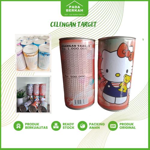 Jual Celengan Target 500 ribu dan 1 juta Celengan Target Tabung - Kota ...