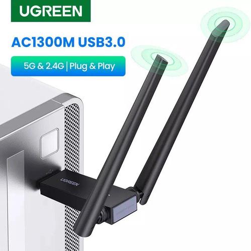 Jual Ugreen AC1300 Dual High Gain Dual Band Wireless Adapter 90554 ...