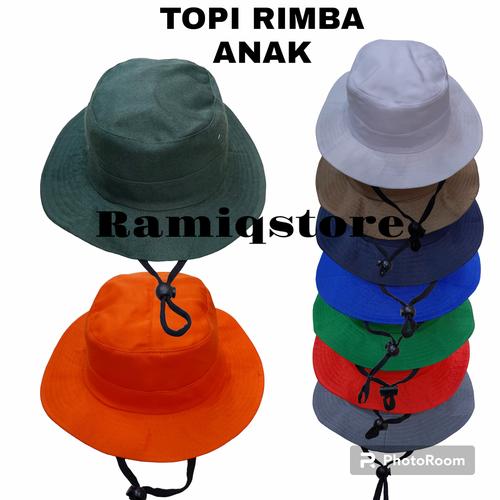 Jual TOPI RIMBA ANAK POLOS - army, lingkaran 54cm - Jakarta Pusat ...