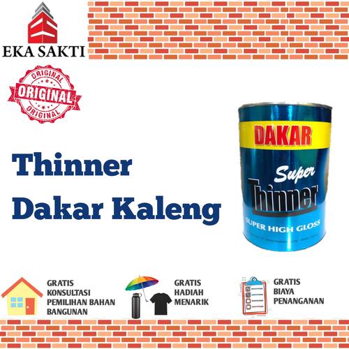 Jual Thinner Dakar Biru Super High Gloss Kaleng 1 liter - Kota ...