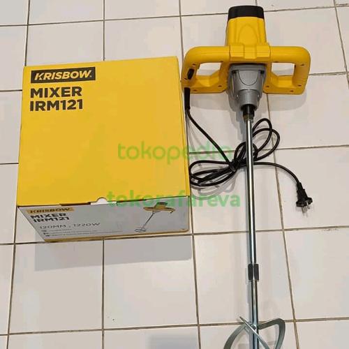Jual Krisbow Mesin Mixer Pengaduk Cat Semen 120 Mm 1220 Watt Irm121 ...
