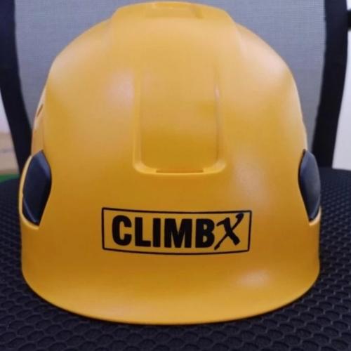 Jual HELM SAFETY CLIMBING KUNING CLIMBX NOT PETZL / HELM PANJAT ...