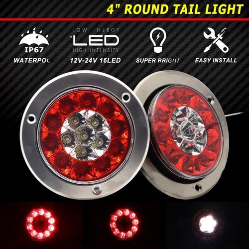 Jual Lampu Stop Led Stop Belakang Bulat Merah Kuning Truk Bus Variasi ...