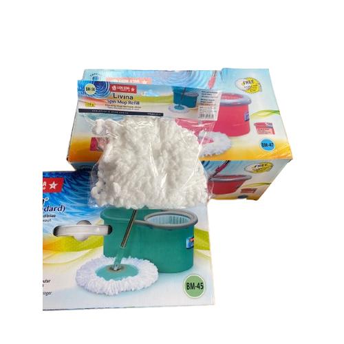 Promo SPIN MOP LIVINA LS BM-45/47 Alat Pel Peras Putar Lion Star ...