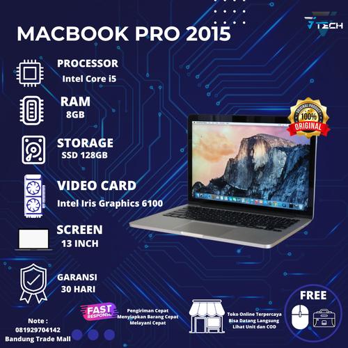 Jual MACBOOK PRO 2015 13 Inch Ram 8 Ssd 128 Mulus Bergaransi - Kota ...