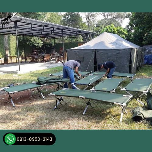 Jual Sewa Velbed Tandu Lipat Tempat Tidur Alumunium Outdoor Warna Hijau ...