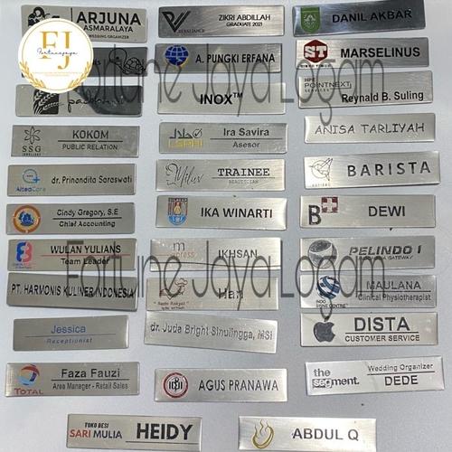 Jual Name Tag Custom / Nama Dada Murah / Id Card / - Jakarta Pusat ...