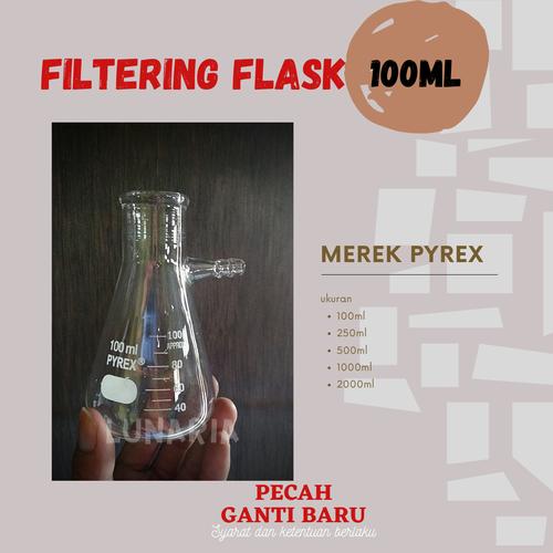 Jual Filtering Flask - Erlenmeyer Pipa Samping - Kab. Bandung - Lunaria Laboratory | Tokopedia