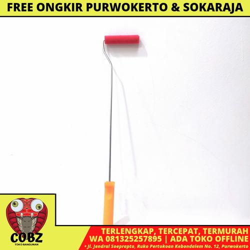 Jual 4 IN / WS Kuas Busa Roll Cat Tembok Kayu Besi Kecil + Gagang Set ...