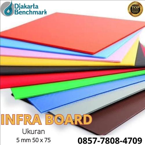 Jual ImpraBoard infraboard Corrugated Board TEBAL 5 mm 50 x 75 cm ...