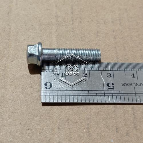 Jual BAUT TOPI M6 X 25 CVT KUNCI PAS 8 PUTIH BAUD FLANGE BOLT M6X25 2 ...