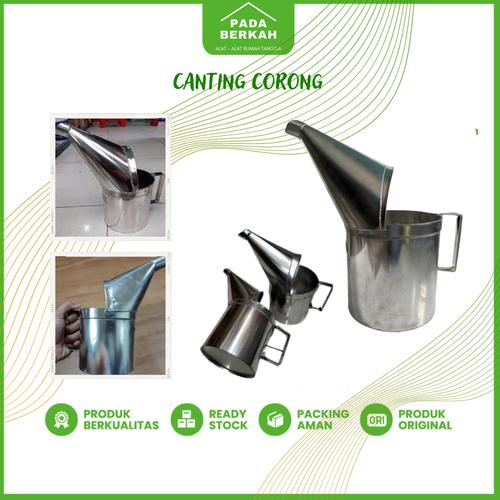 Jual Canting Corong Aluminium 3 Ukuran Canting Takaran Minyak Oli ...