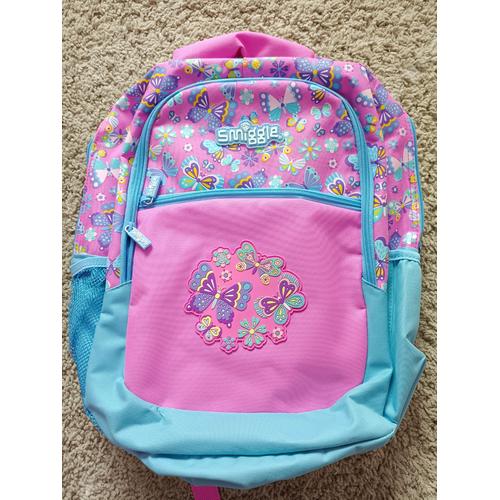 Jual Smiggle Backpack - New Pink & Blue Butterfly - Kab. Tangerang ...