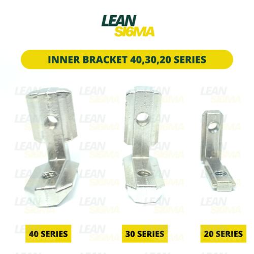 Jual Inner Corner Bracket L Joint Slot Aluminium Profile - 3030 ...