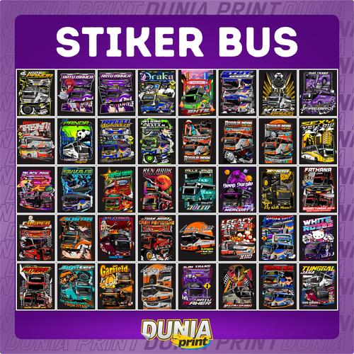 Jual CETAK STIKER BUS MANIA VYNIL ANTI AIR TERMURAH - HOLOGRAM, VARIASI ...