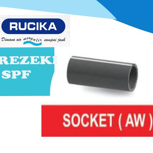 Jual Sock-Socket PVC 2 1/2" 3" 4" inch Aw PVC Rucika 2 1/2 ; 3 ; 4 - 2 ...