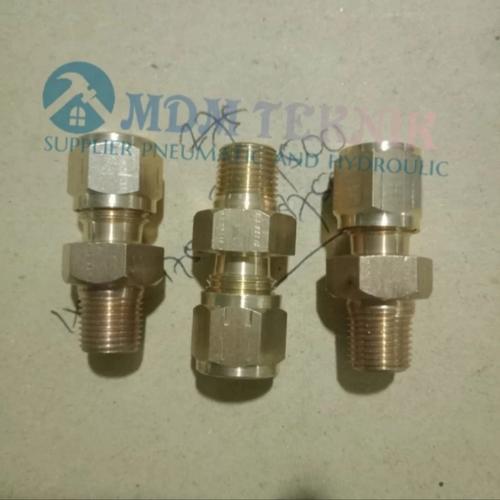 Jual male conector /union lurus 8mm x 1/8inch kuningan - Jakarta Barat ...